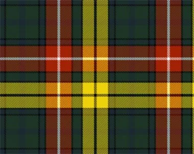 Buchanan Tartan is defined by brilliant colors and an asymmetrical ...