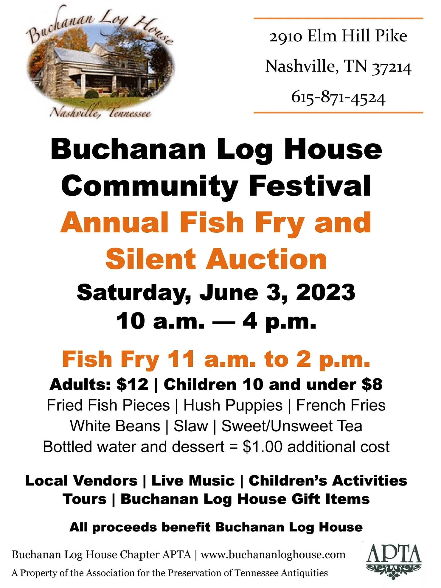 Buchanan Log House Community Festival — The Clan Buchanan