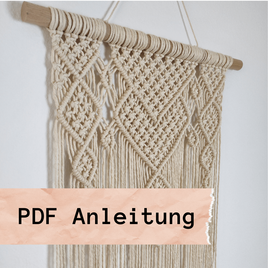 DIY Makramee Wandbehang | PDF-Anleitung | MARIE — Capperli