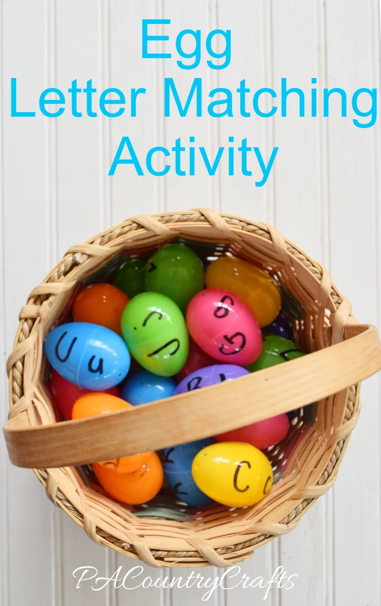 Egg Letter Matching Activity — PACountryCrafts