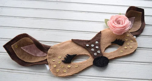 Felt Deer Mask — PACountryCrafts