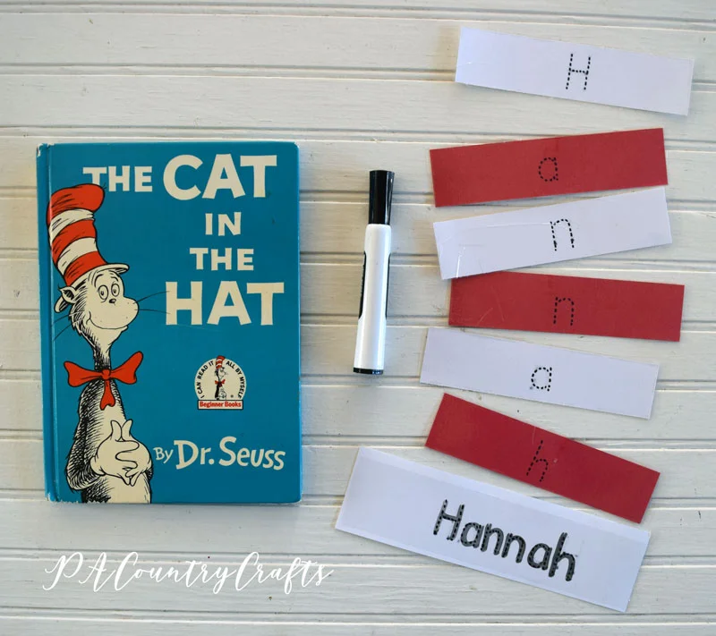 Cat in the Hat Name Practice Activity — PACountryCrafts