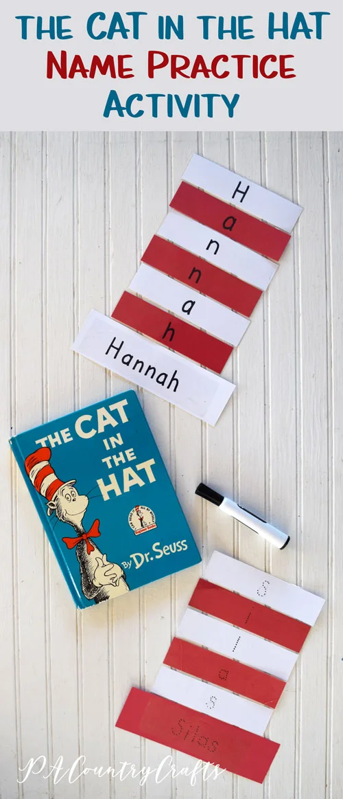 Cat in the Hat Name Practice Activity — PACountryCrafts