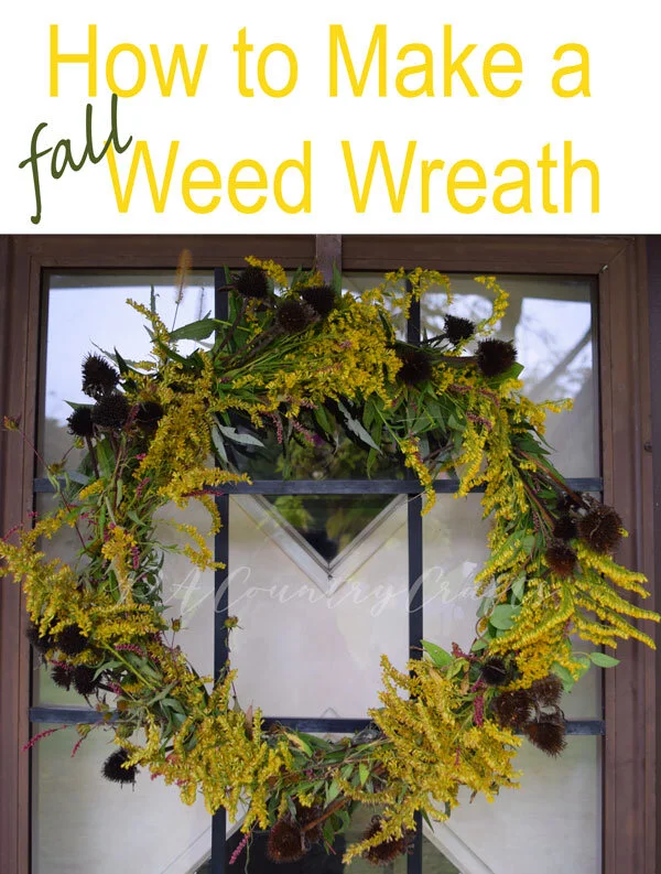 Fall Weed Wreath Tutorial — PACountryCrafts