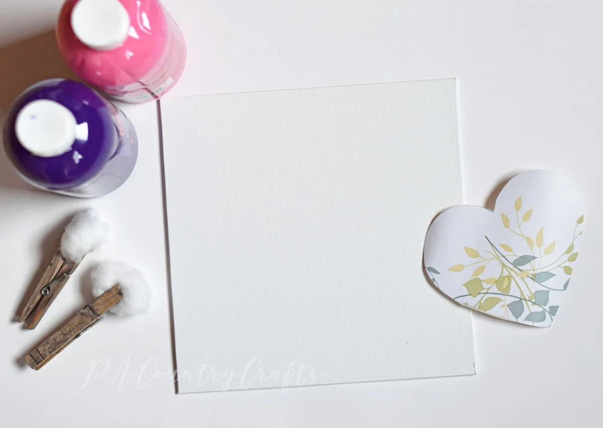 Heart Canvas Kids Craft Tutorial — PACountryCrafts