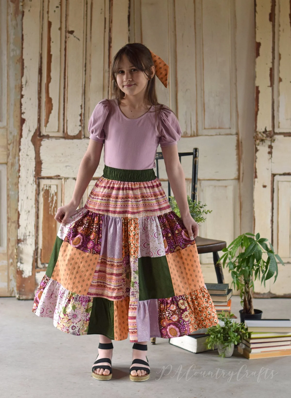 AGF Soul Fusion Girls Patchwork Skirt — PACountryCrafts