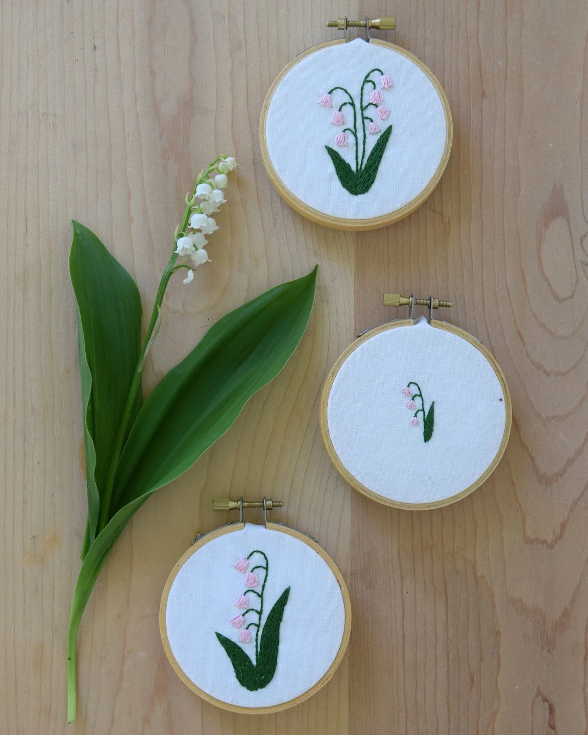 May Lily of the Valley Birth Month Flower Hand Embroidery Designs ...