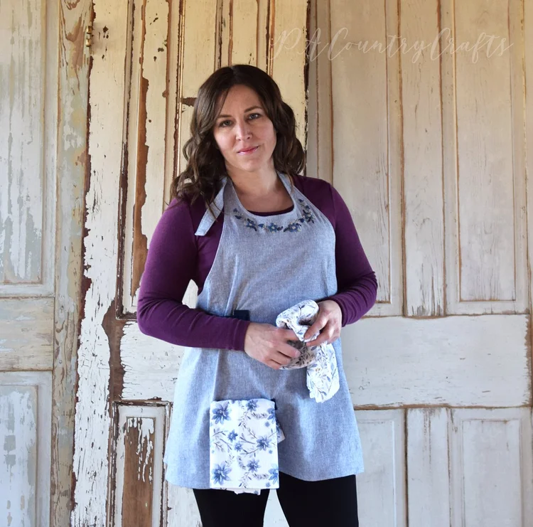 Sofiona Designs Poppy Apron with Raspberry Creek Fabrics — PACountryCrafts