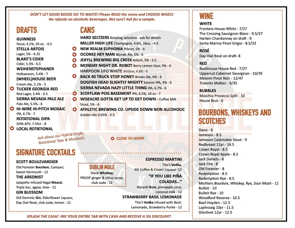 The Menu — Wheelhouse