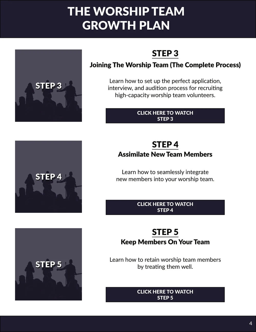 Worship Team Growth Plan — Leading Worship Well | Worship Leading Tips