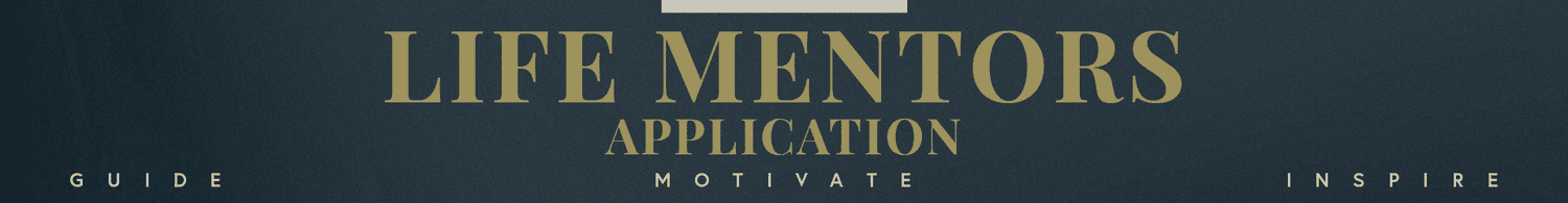 Mentor Application — The Redemption Project