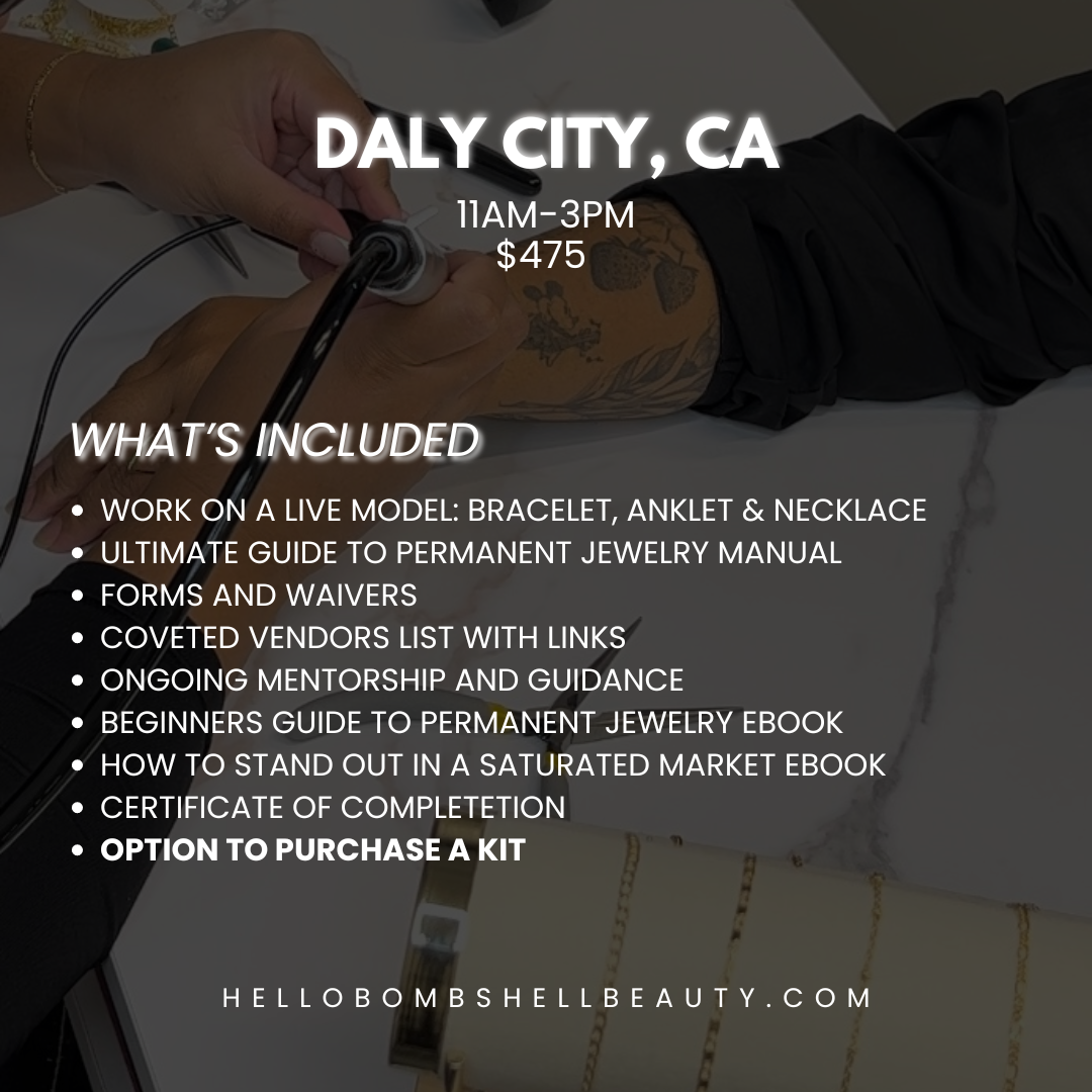 PERMANENT JEWELRY — HELLO BOMBSHELL BEAUTY