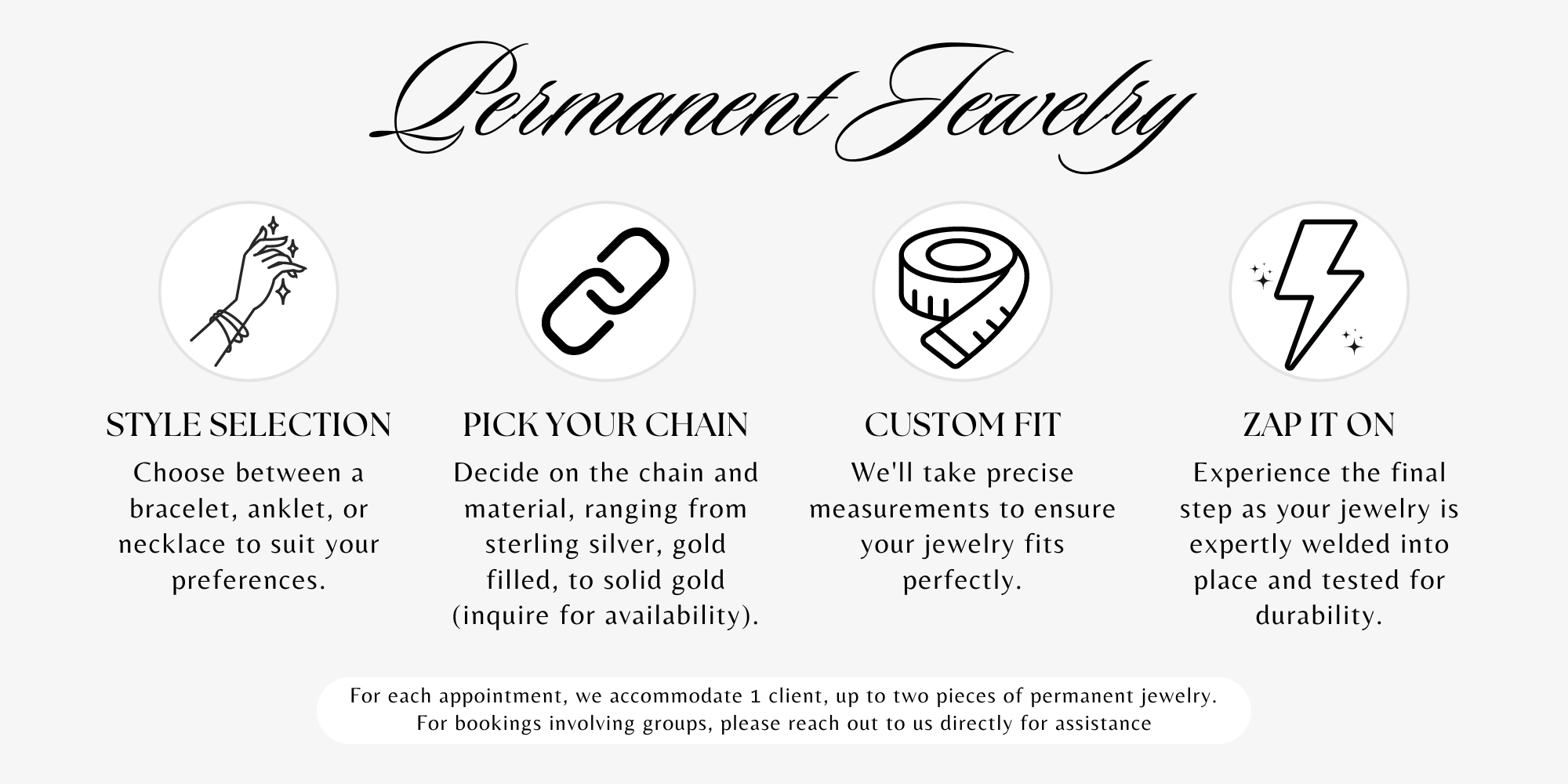 PERMANENT JEWELRY — HELLO BOMBSHELL BEAUTY