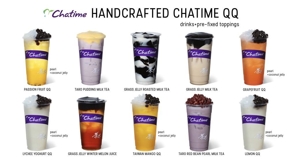 Chatime Towson Bubble Tea Menu — Chatime Maryland