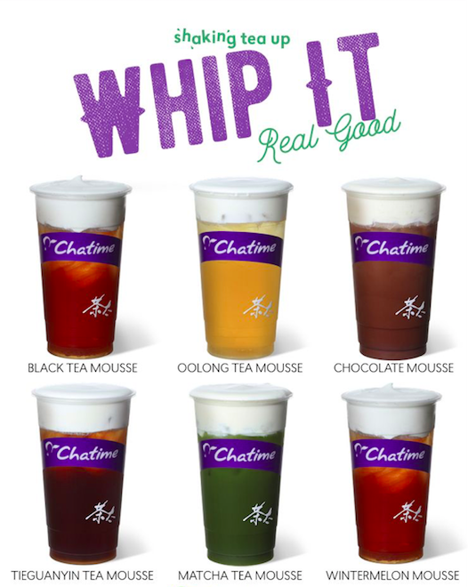 Chatime Towson Bubble Tea Menu — Chatime Maryland