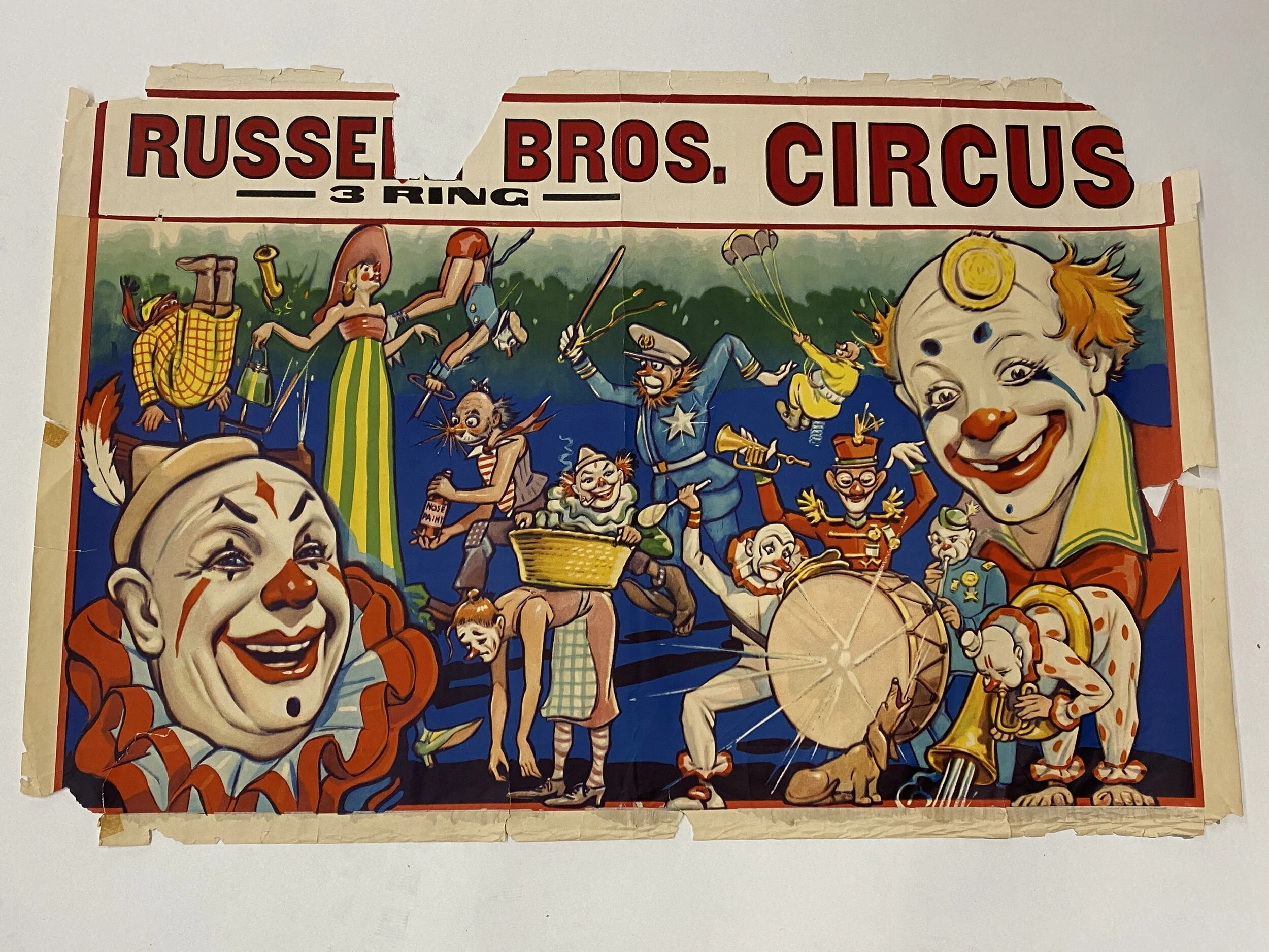 Vintage Circus Posters Clown