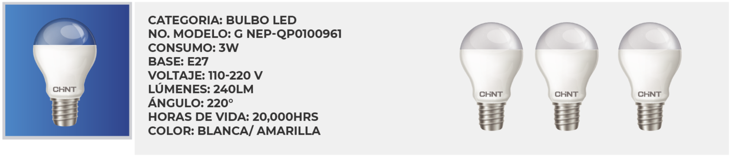 Iliminación led chint — Ket Plus Equipo Eléctrico Industrial