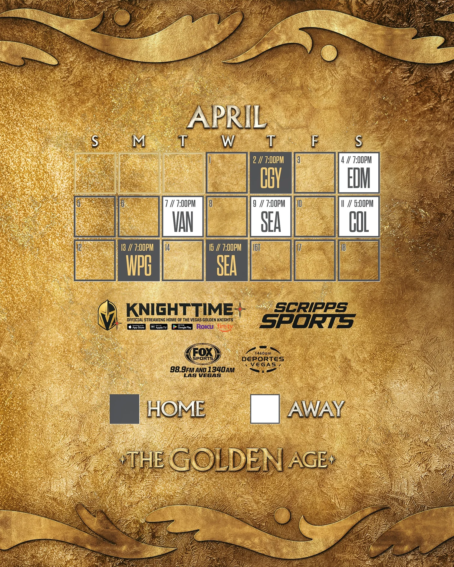 VGK Announces 9th Residency! (2025-26 Regular-Season Schedule)🤩💛🎰 — VGK ...