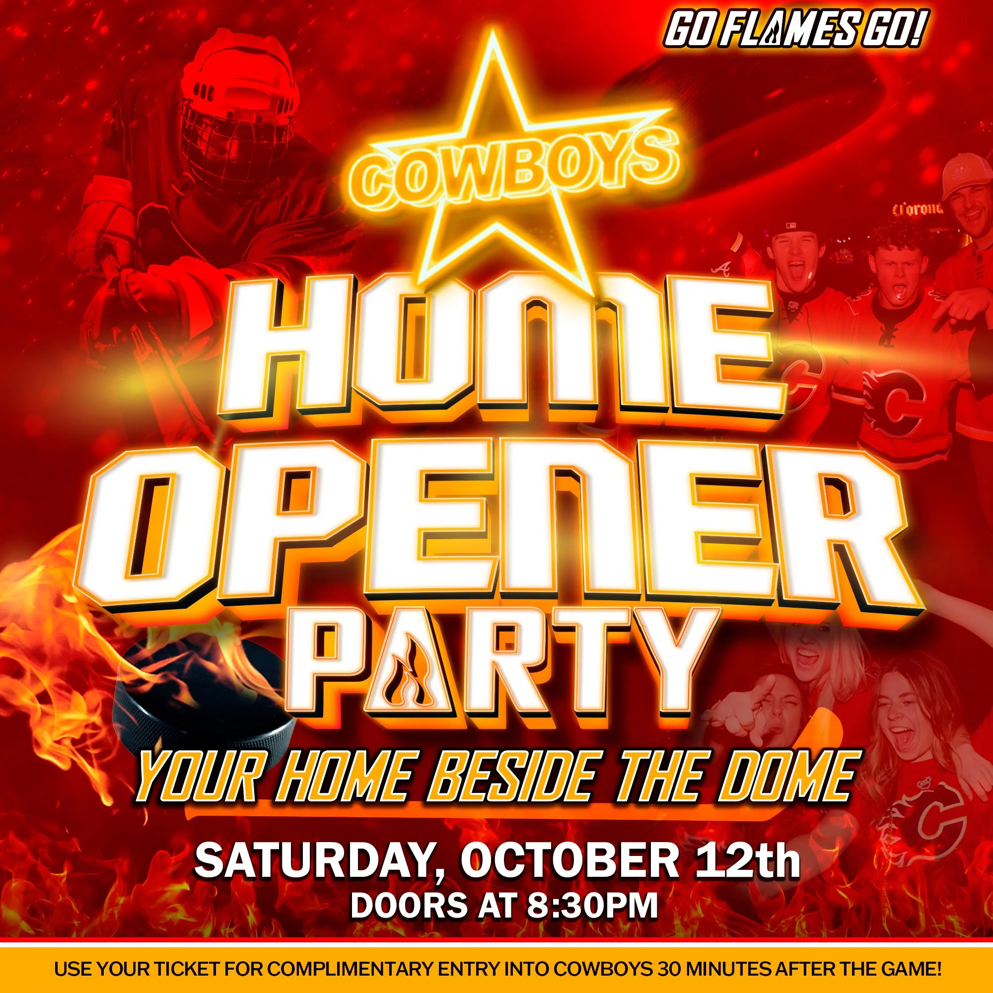 UPCOMING PARTIES — Cowboys Dance Hall