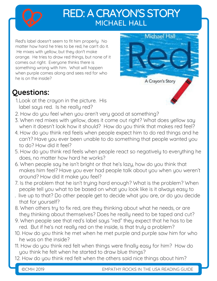 Red: A Crayon's Story — I Choose Empathy