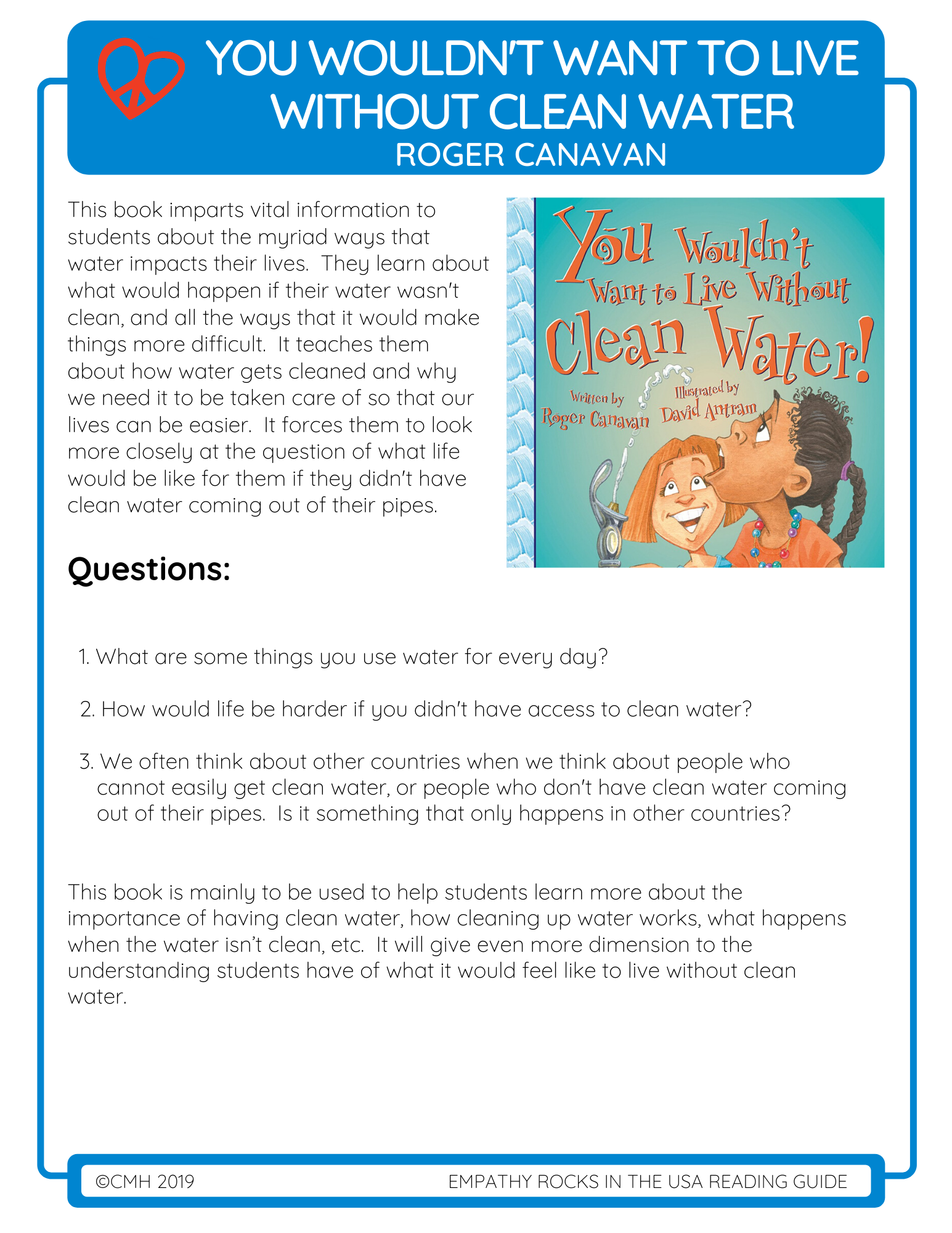 You Wouldn't Want To Live Without Clean Water — I Choose Empathy