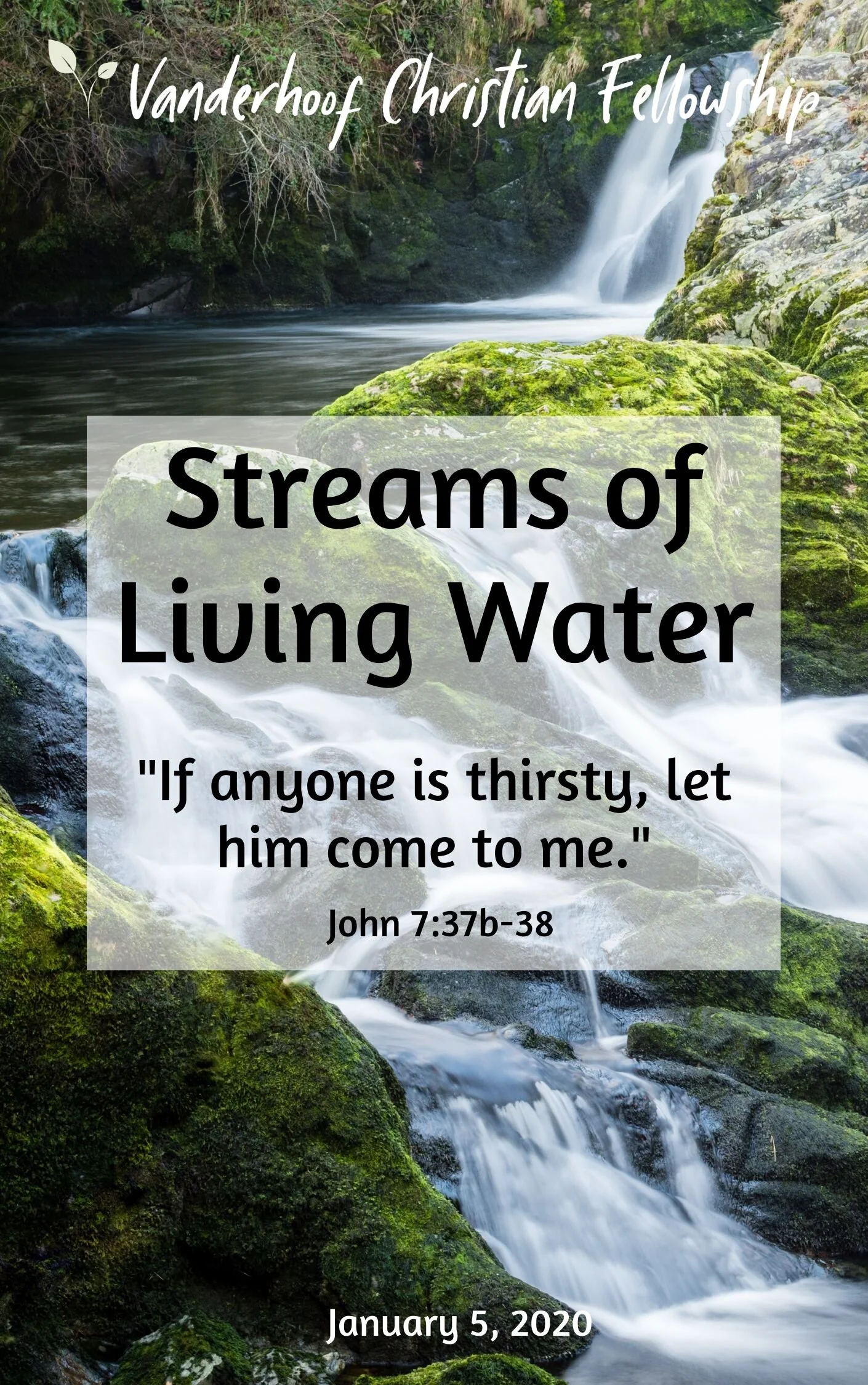 Streams of Living Water — Vanderhoof Christian Fellowship