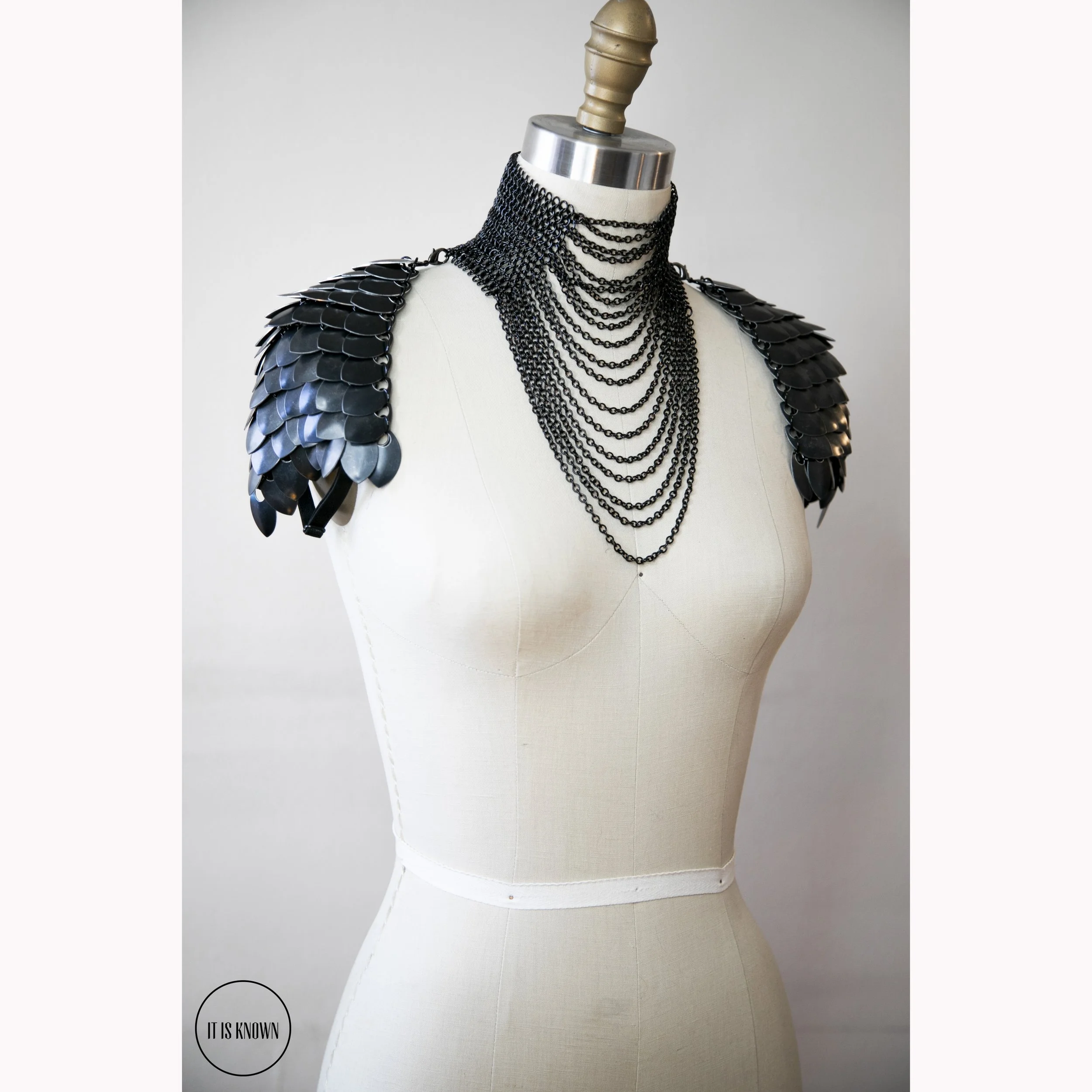 For the Lady-Modern Victorian Necklace + Spaulders (Made to Order) — It ...