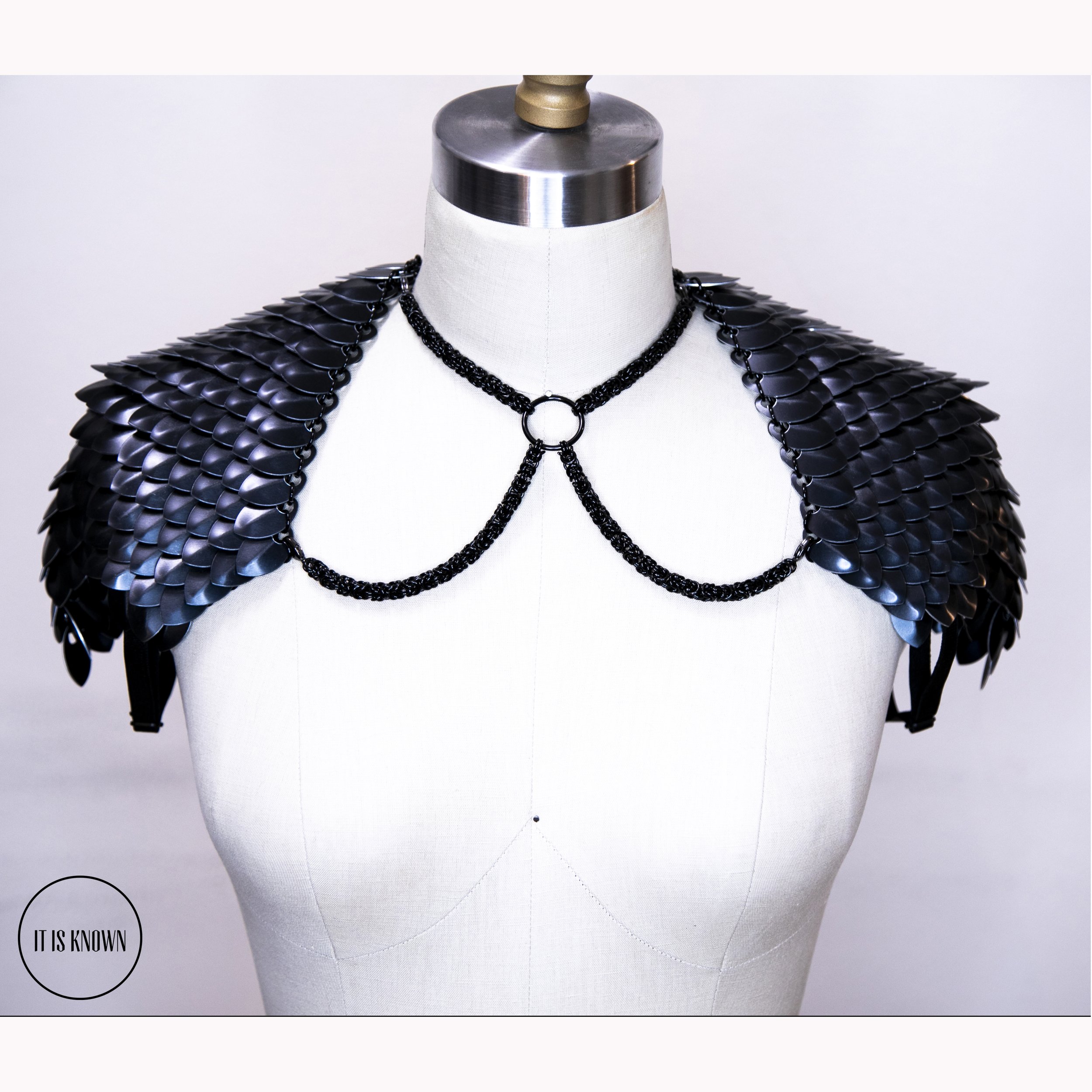 The Portrait: Modular Cowl Drape Armor (Made to Order) — It Is Known