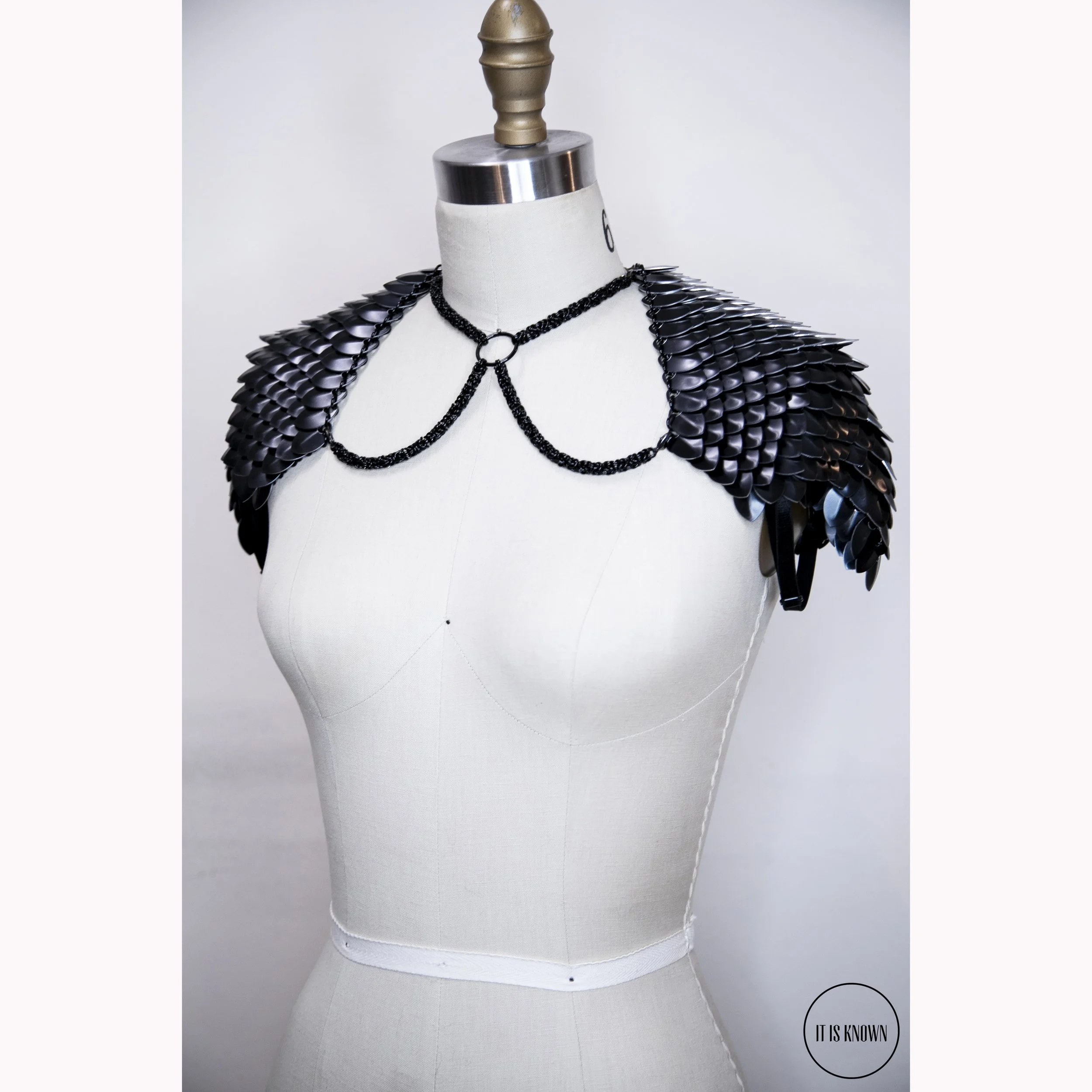 The Portrait: Modular Cowl Drape Armor (Made to Order) — It Is Known