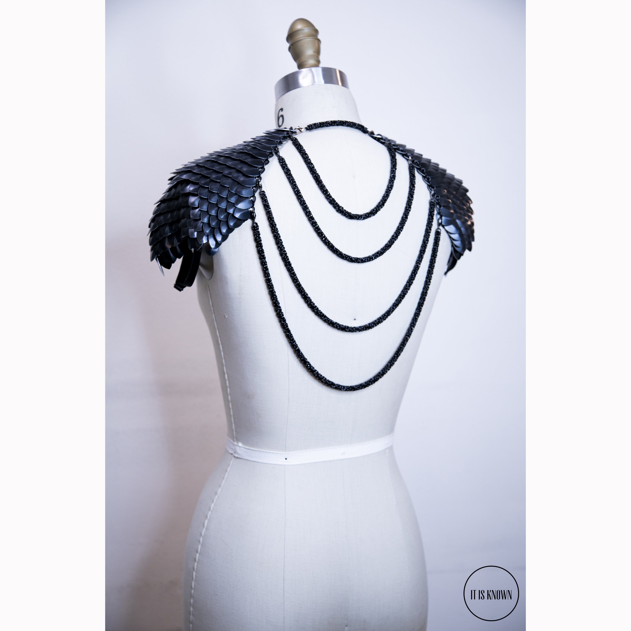 The Portrait: Modular Cowl Drape Armor (Made to Order) — It Is Known