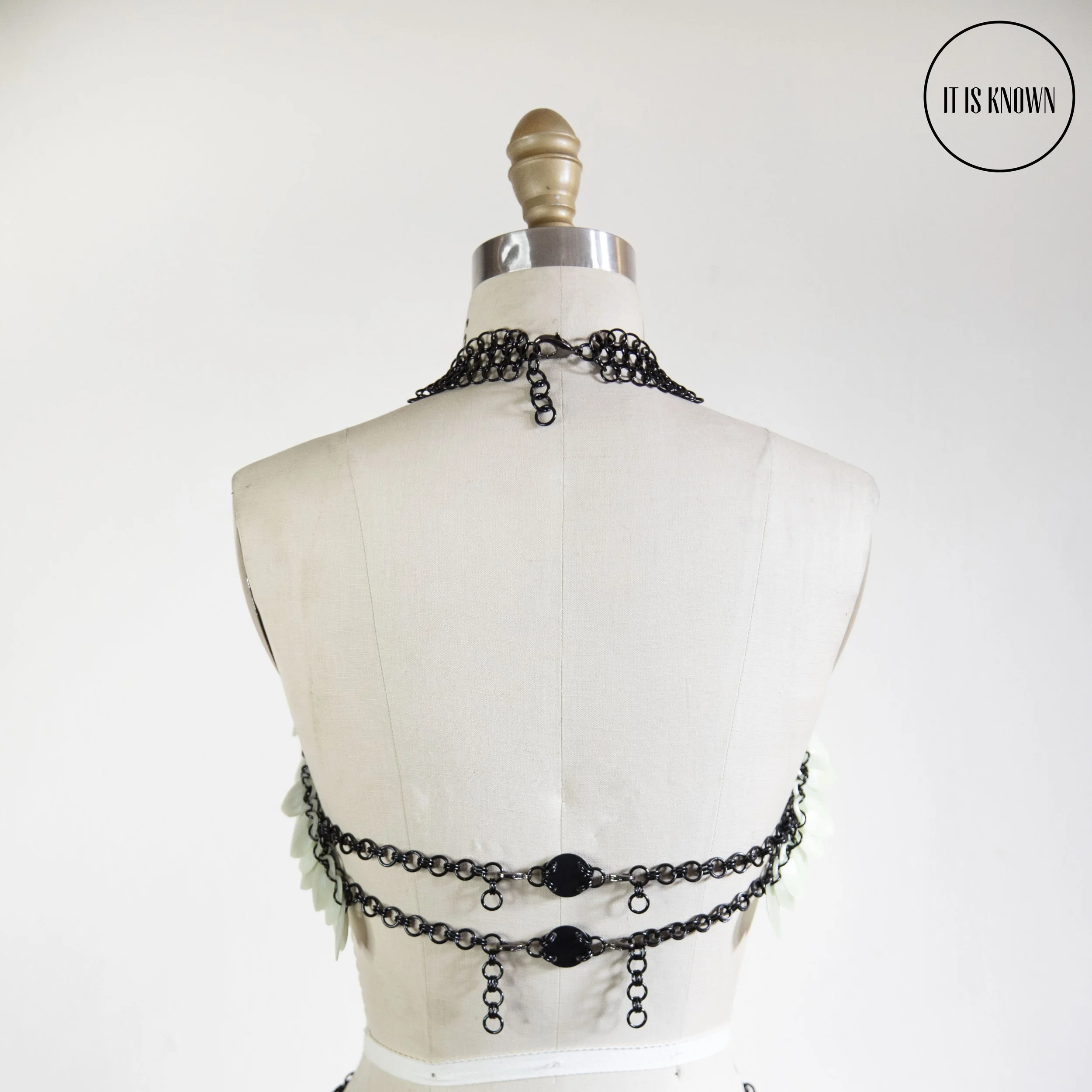 Futureperfect : Glow-in-the-Dark Scalemaille Bra Top: A-B Cup (Made to ...