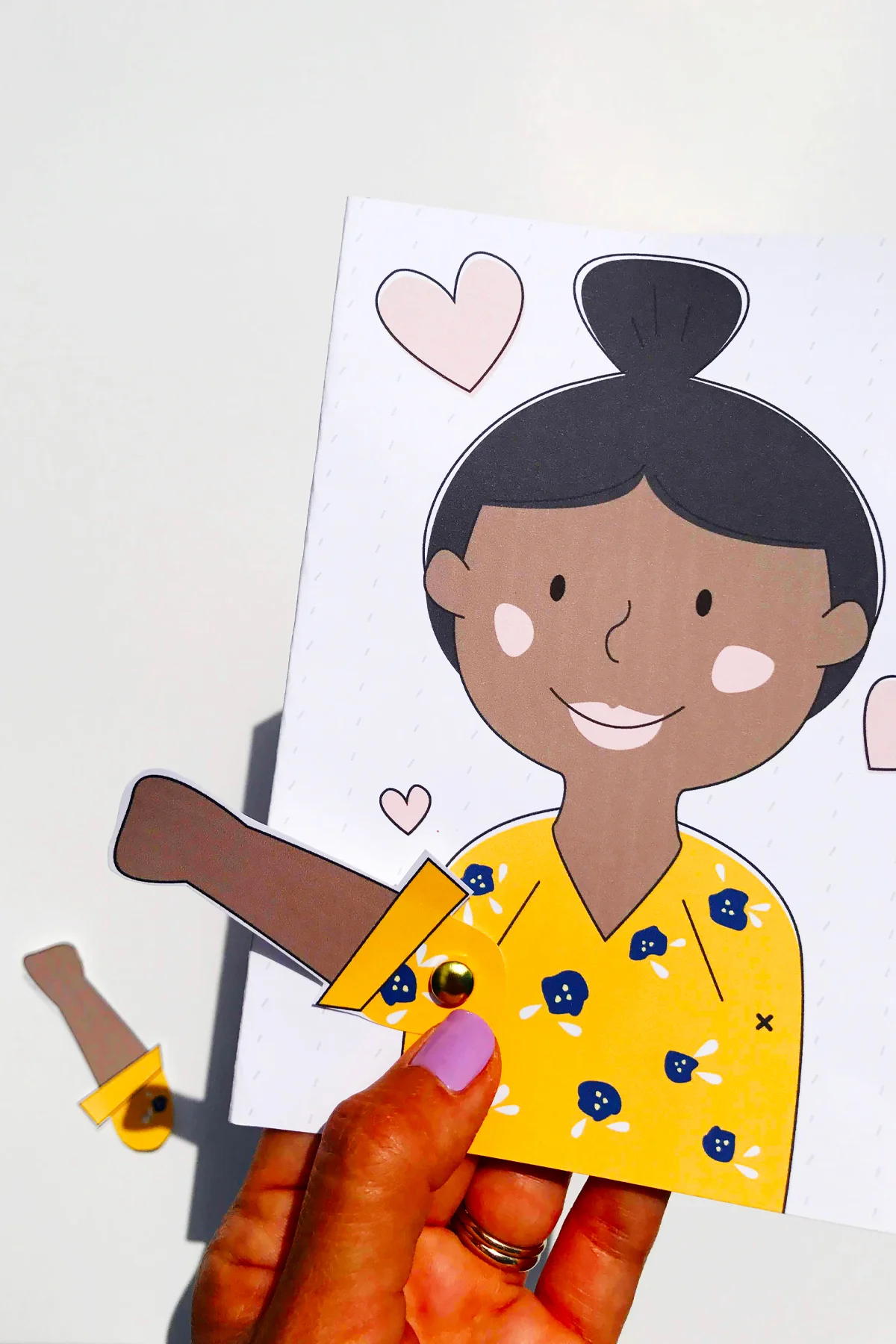 Free printable: Mini-Me Mother's Day Card — EM VDH