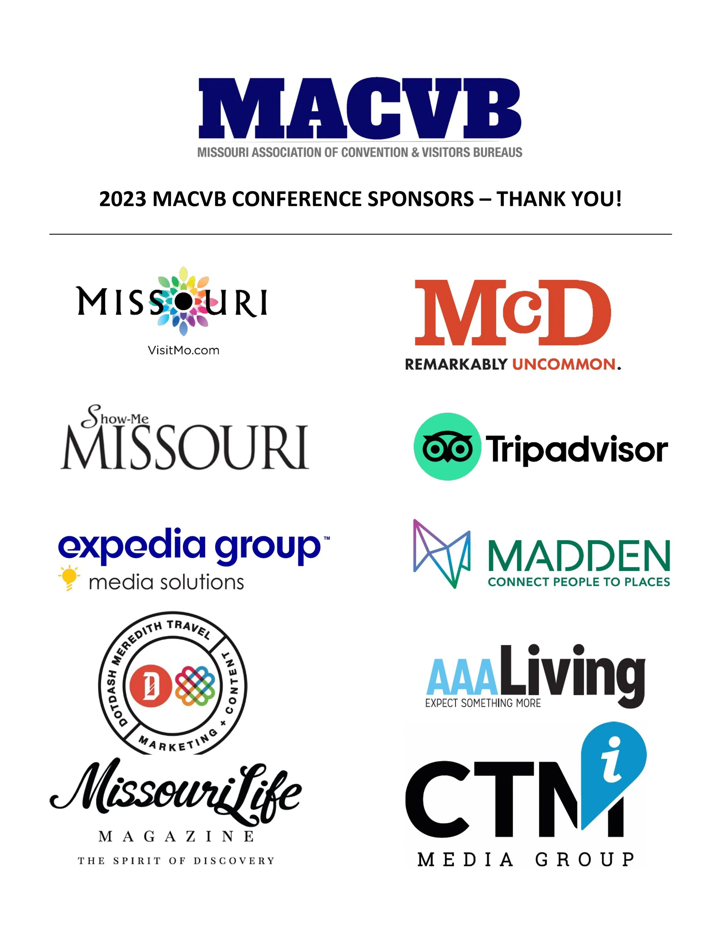 EVENTS — MACVB