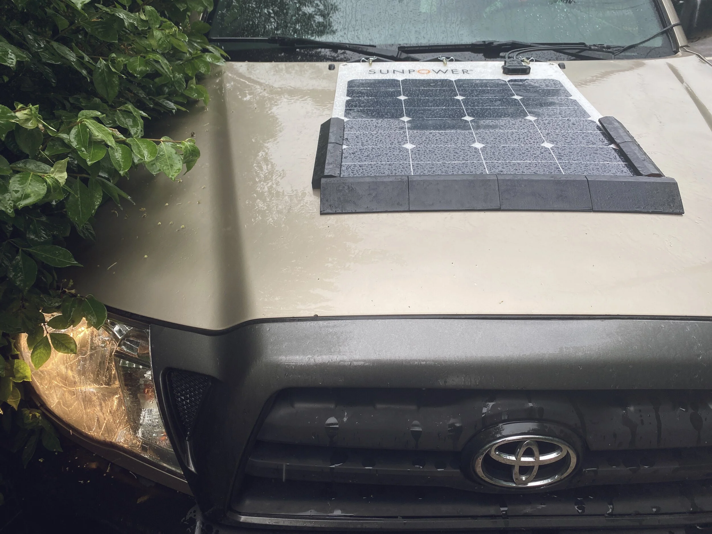Flexible Solar Panel Mounts for Vehicle Hoods — phillips solar
