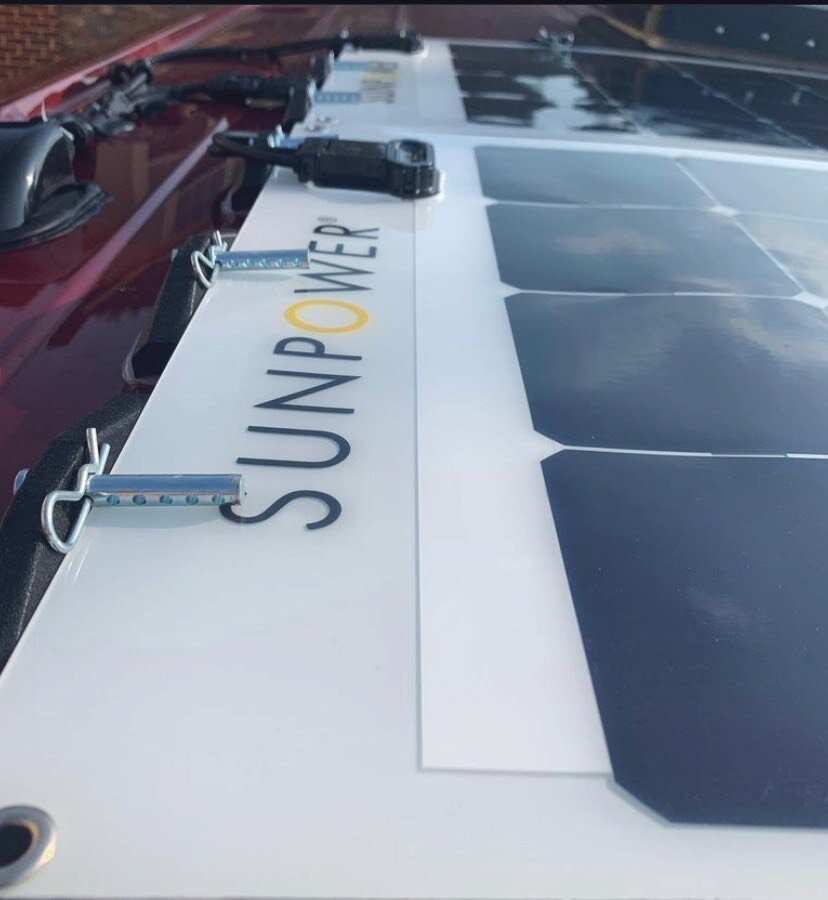 Set of Custom Flexible Solar Panel Mounts — phillips solar