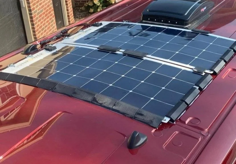 Camper & Van Flexible Solar Panel Mounts — phillips solar