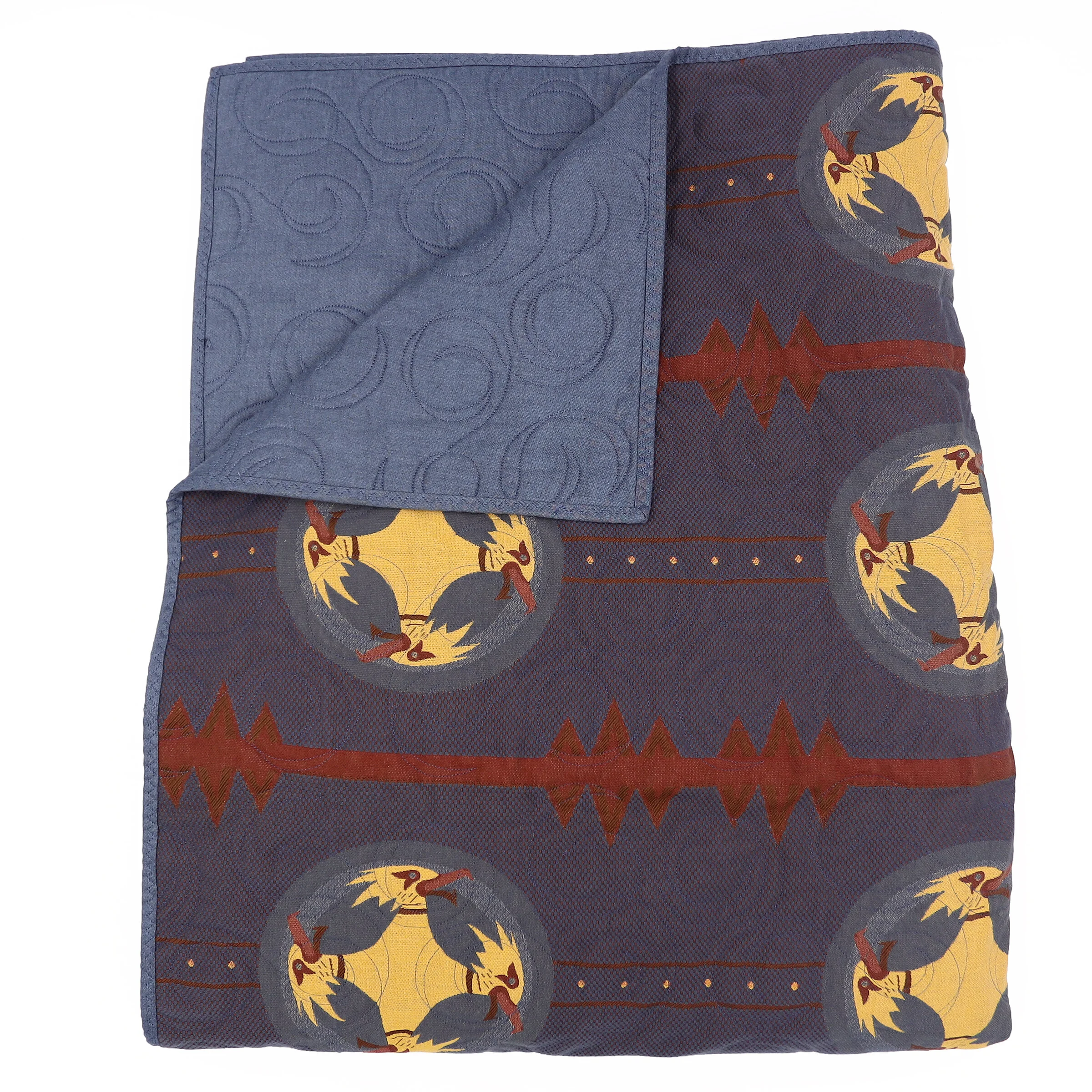 Chickasaw Hatchet Woman Blanket — Mahota