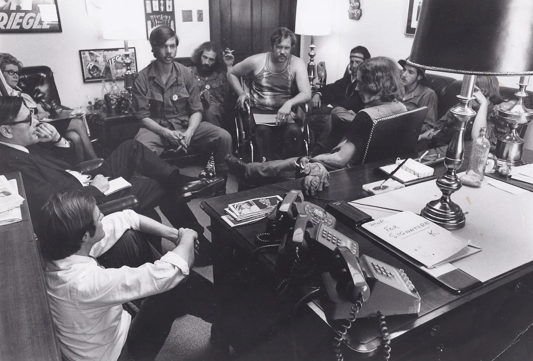 History — Senator Donald Riegle