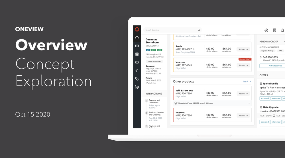 Rogers Oneview — Sarah Doss