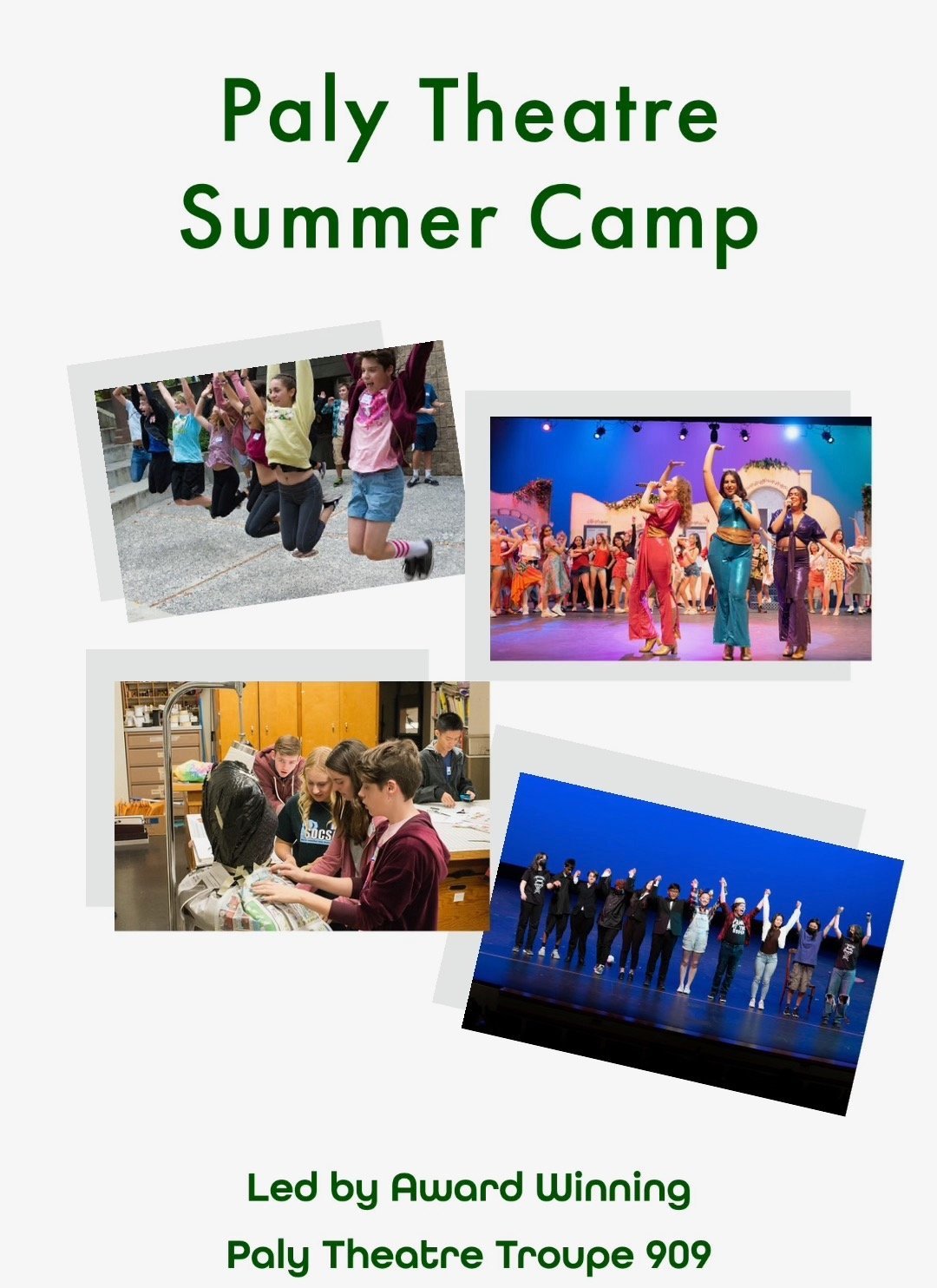 Paly Theatre Summer Camp — Paly Theatre