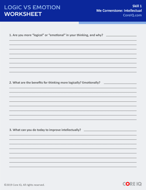 Skill 1: Logic vs Emotion — Core IQ