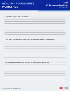 Skill 4: Healthy Boundaries — Core IQ