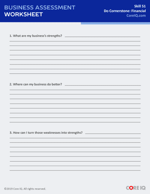 Skill 51: Business Assessment — Core IQ