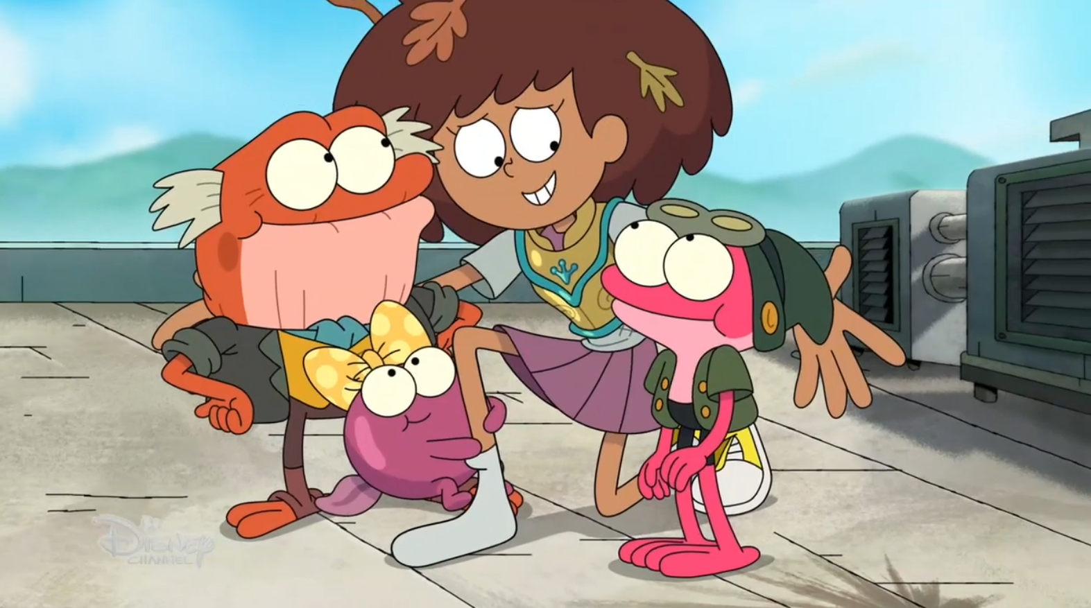 Is there an official height chart for the characters? : r/amphibia