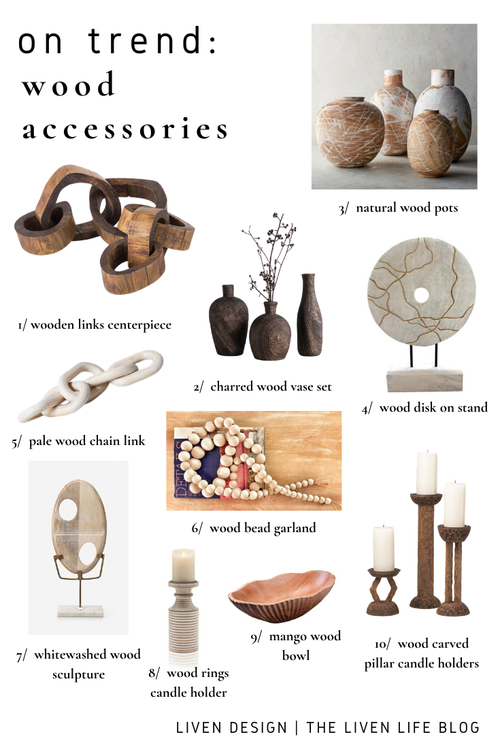 Decorating with Wood Accessories — LIVEN DESIGN