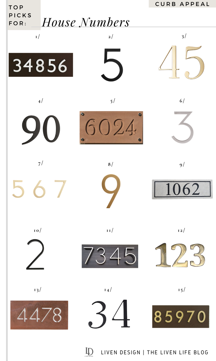 How to Display House Numbers — LIVEN DESIGN