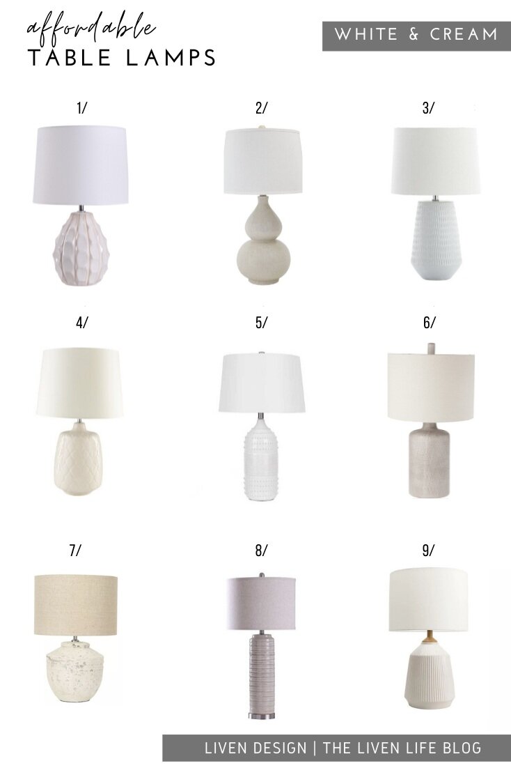Lighten Up The Home: 28 Affordable Table Lamps — LIVEN DESIGN