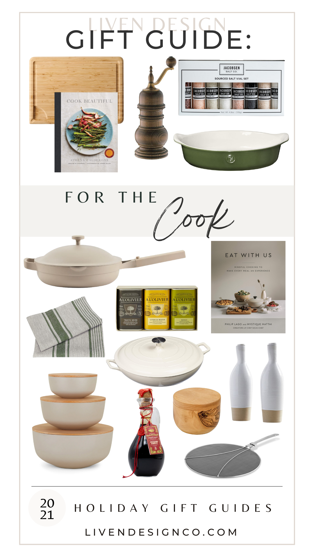Holiday Gift Guide 2021 | Gifts for the Cook — LIVEN DESIGN