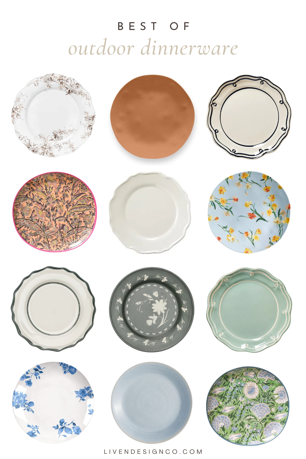 Best Outdoor Dinnerware for Al Fresco Dining — LIVEN DESIGN