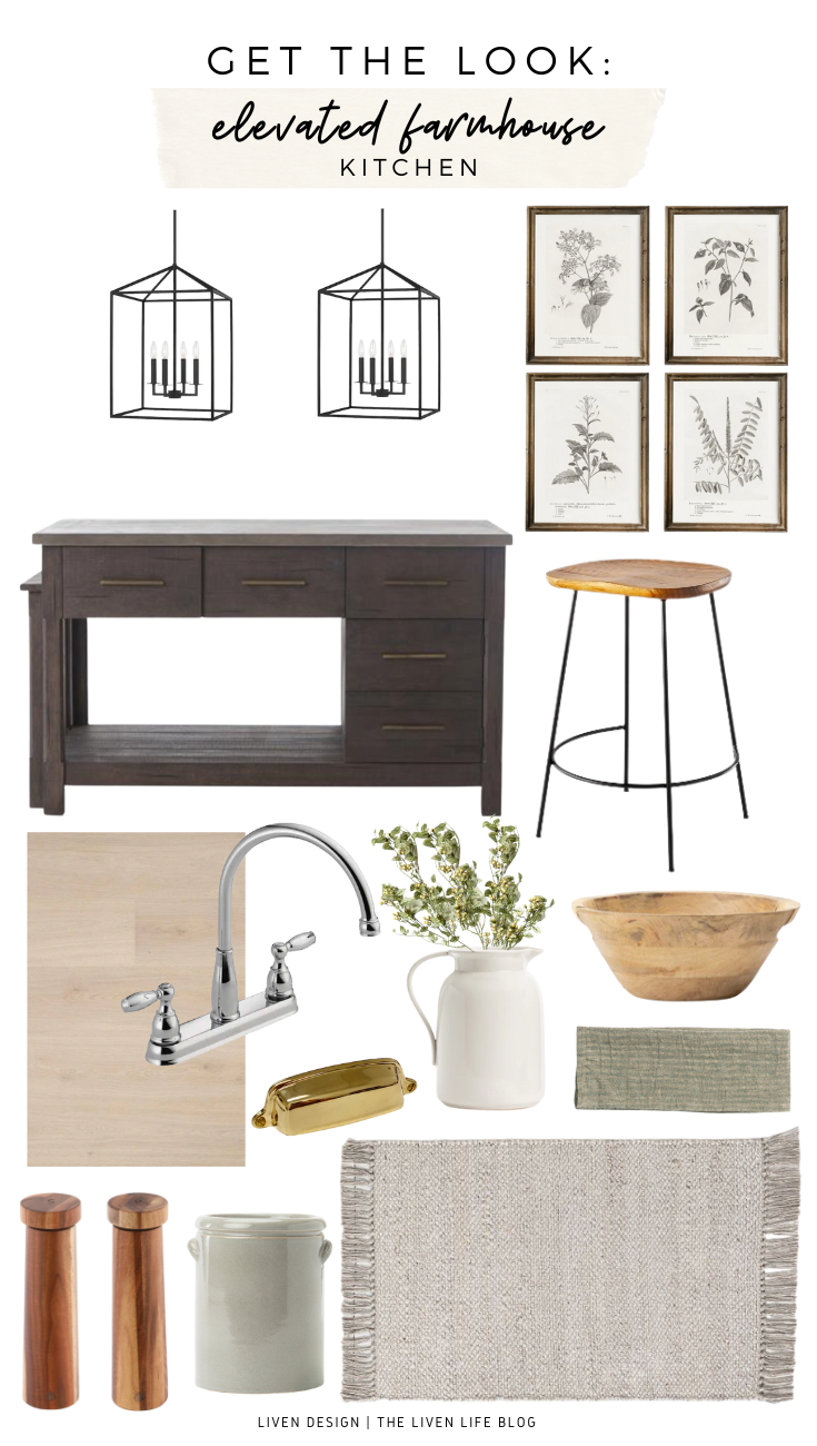 Get The Look: Elevated Farmhouse Kitchen — LIVEN DESIGN